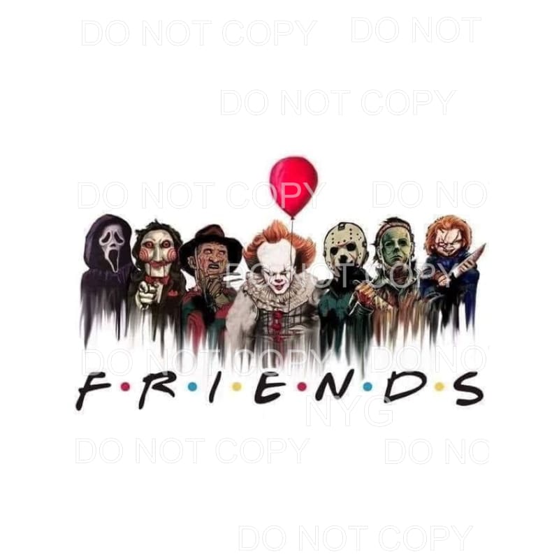 martodesigns - FRIENDS Horror Movie Characters Michael Jason – Marto ...
