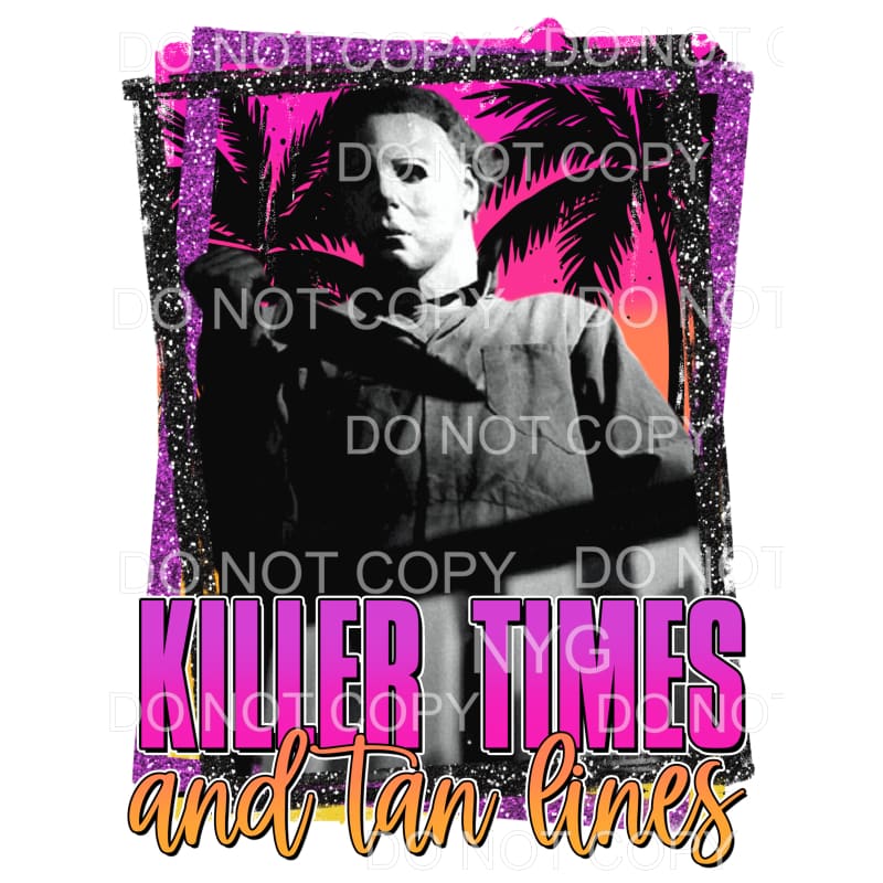 martodesigns - Killer Times and Tan Lines Michael Myers – Marto Laser & Ink