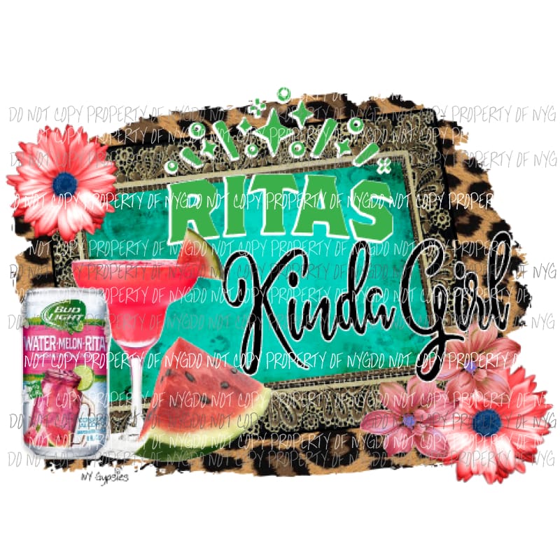 Watermelon Rita kinda girl Bud light Sublimation transfers – Marto ...